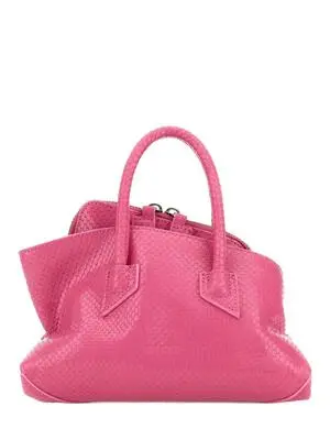 Attico Fuchsia Leather Mini La Passeggiata Handbag - Pink