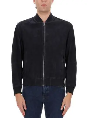 BOSS H-muller Bomber Jacket - Blue