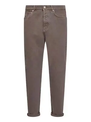 Brunello Cucinelli Garment-dyed Denim Iconic Fit Jeans - Multicolor