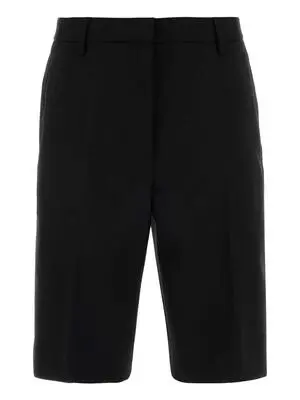 DRIES VAN NOTEN Dries Van Noten Stretch Gabardine Tailored Bermuda Shorts