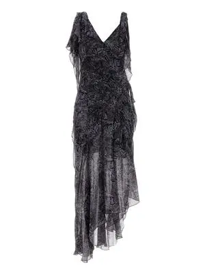 Isabel Marant Étoile Printed Silk Tylena Dress - Multicolor