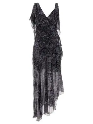 Isabel Marant Étoile Printed Silk Tylena Dress - Multicolor