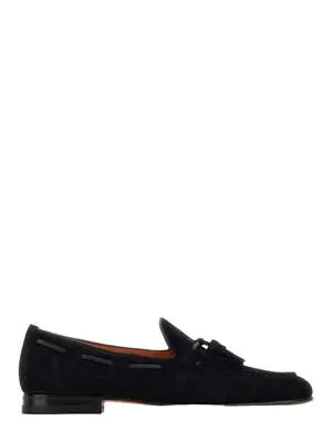 Santoni Suede Loafers - Blue