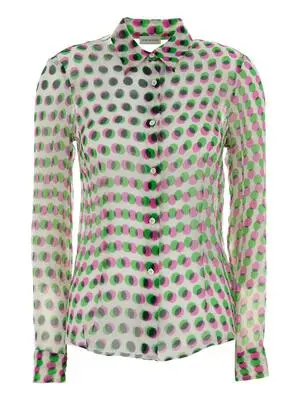Dries Van Noten DRIES VAN NOTEN Printed Chiffon Shirt Multicolor