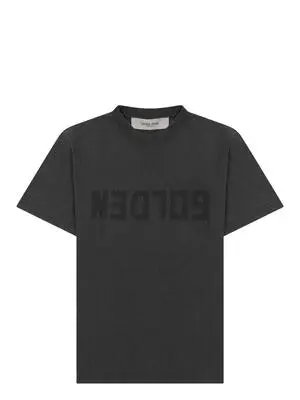 GOLDEN GOOSE Distressed Logo T-shirt - Multicolor