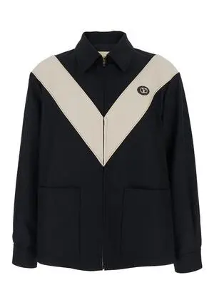 Valentino Garavani Jacket With Contrast Details - Multicolor
