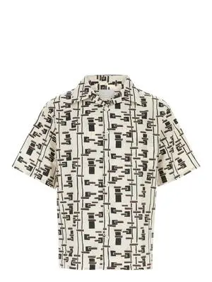 Prada Printed Poplin Shirt - Multicolor