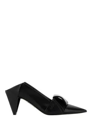 Loewe Leather Origami Mules - Black