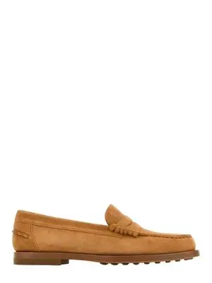 TOD'S Suede Loafers - Brown