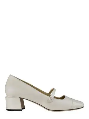 JIMMY CHOO Elisa 45 Pumps - White