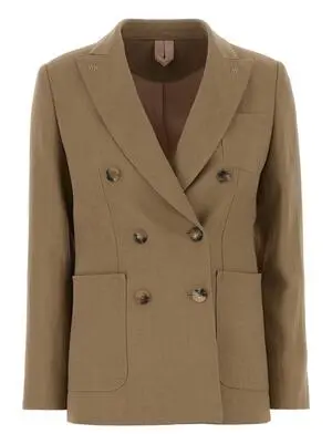 Max Mara Camel Hamp Gel Blazer - Brown