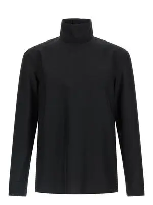 Gucci Gucci Men Technical Panama Shirt Black