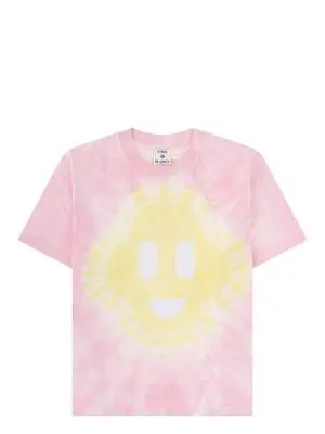 Casablanca Smile" Organic Cotton T-shirt - Pink