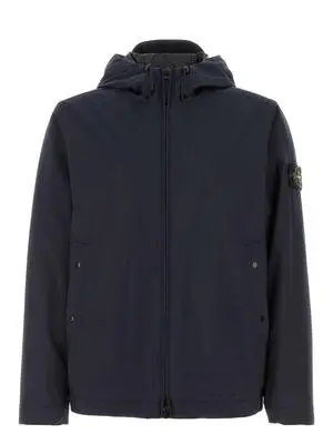 Stone Island Stretch Polyester Padded Jacket - Blue