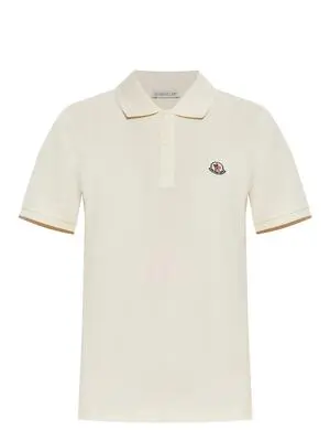 Moncler Logo Cotton Polo Shirt - Multicolor