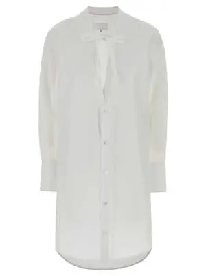 MAISON MARGIELA Poplin Shirt Dress - White