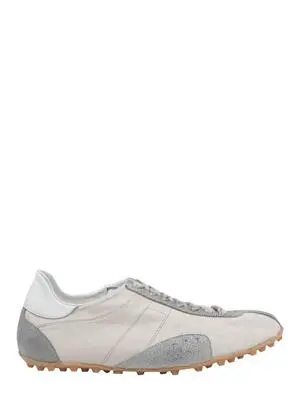 MAISON MARGIELA MAISON MARGIELA Calf Leather Colour Block Sneakers Gray