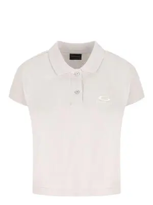 Balenciaga Embroidered Cotton Polo Shirt - Multicolor