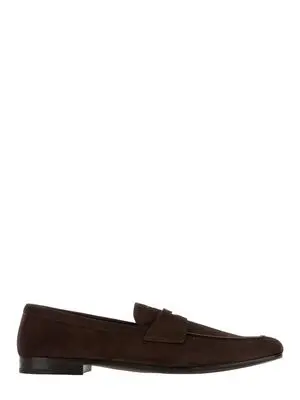 Prada Suede Loafers - Brown