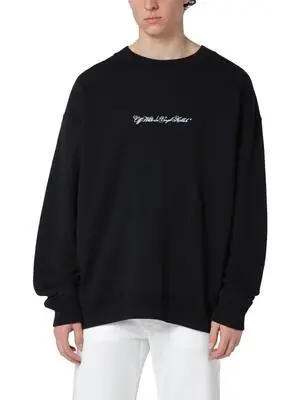 Off-White Script Arrow Diagonal Skate Sweatshirt - Black
