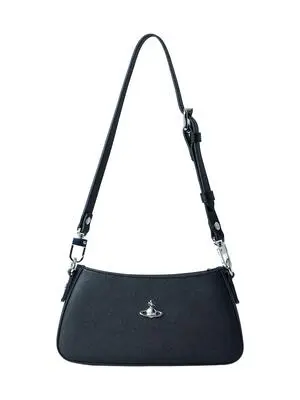 VIVIENNE WESTWOOD Tash Shoulder Bag With Orb Motif - Black