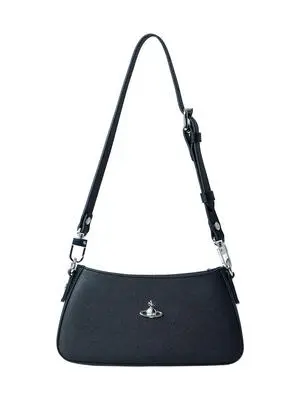 VIVIENNE WESTWOOD Tash Shoulder Bag With Orb Motif - Black