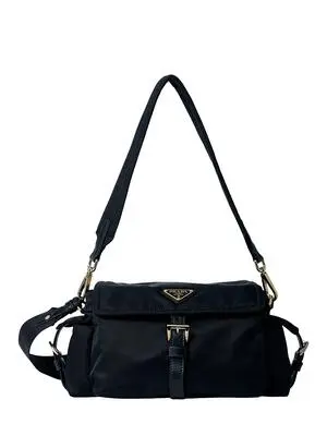 Prada Medium Re-nylon Explore Shoulder Bag - Black