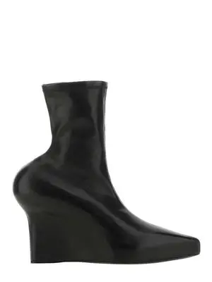 Givenchy Nappa Leather Ankle Boots - Black