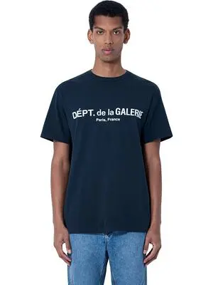 GALLERY DEPT. Logo Print Cotton T-shirt - Black