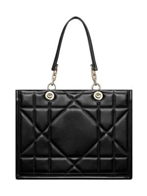 Dior Leather Essential Large Tote Bag - Black
