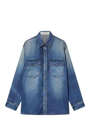 GOLDEN GOOSE GOLDEN GOOSE Denim Shirt With Chest Pockets Multicolor