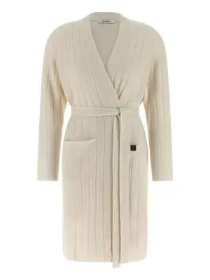 MAX MARA MAX MARA Giusto Ribbed Cashmere Belted Cardigan