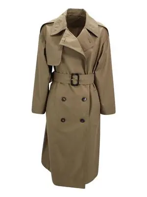 Max Mara Tailored Trench Coat - Green