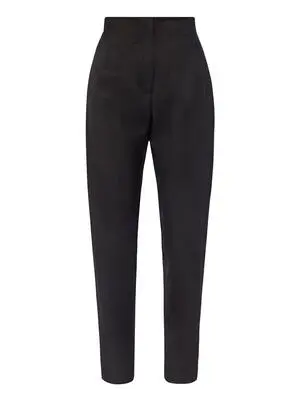 Alaïa Virgin Wool Trousers - Black