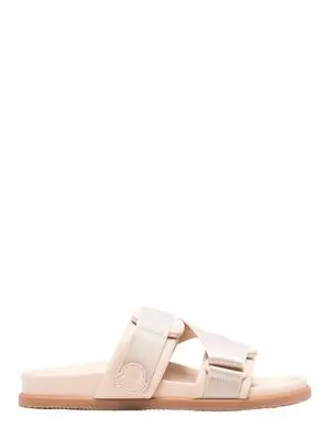 Moncler Moncler Flat Rubber Sandals With Touch-Strap Fastening Multicolor