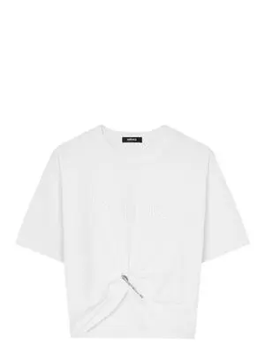 VERSACE Versace Logo Embroidered T-Shirt