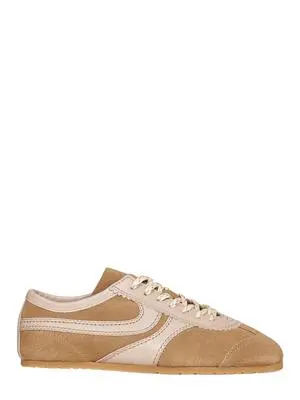 Dries Van Noten DRIES VAN NOTEN Beige Suede And Leather Detail Sneakers Multicolor
