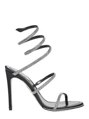 Rene Caovilla Jeweled Ankle Strap Stiletto Sandals - Multicolor