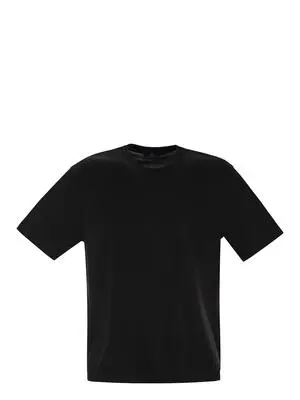 Herno Cotton Jersey T-shirt - Black