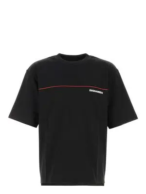 Dsquared2 Cotton Oversize T-shirt - Black