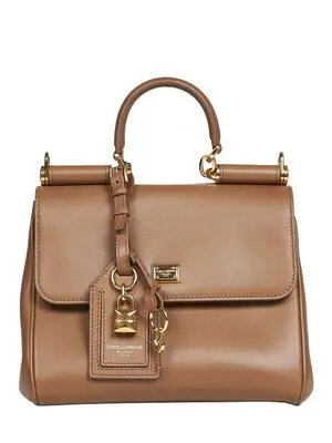 Dolce & Gabbana Caramel My Sicily Small Handbag - Multicolor