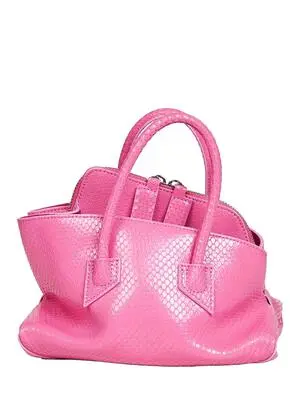 Attico Fuchsia La Passeggiata Mini Top Handle Bag - Multicolor