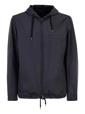 HERNO HERNO Technical Windbreaker With Adjustable Hood