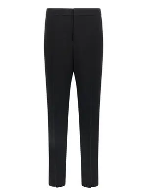 Saint Laurent Classique Wool Trousers - Black