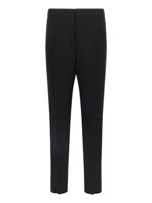Saint Laurent Classique Wool Trousers - Black