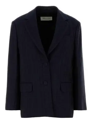 Dries Van Noten Embroidered Wool Blend Blazer - Multicolor