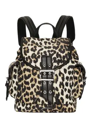 GANNI Bucky Nylon Small Backpack - Multicolor