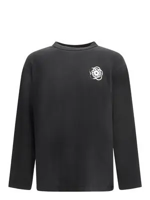 Kenzo Boke Flower 2.0 Long-sleeved Cotton T-shirt - Black