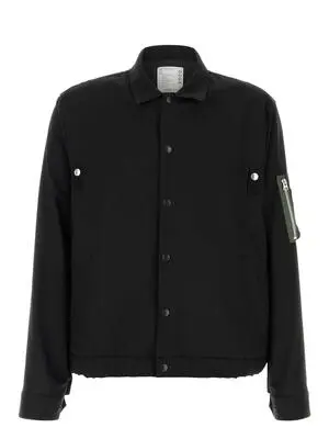 Sacai Twill Jacket - Black