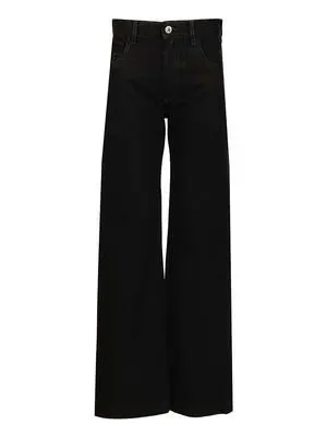 Attico Cotton Jeans - Black